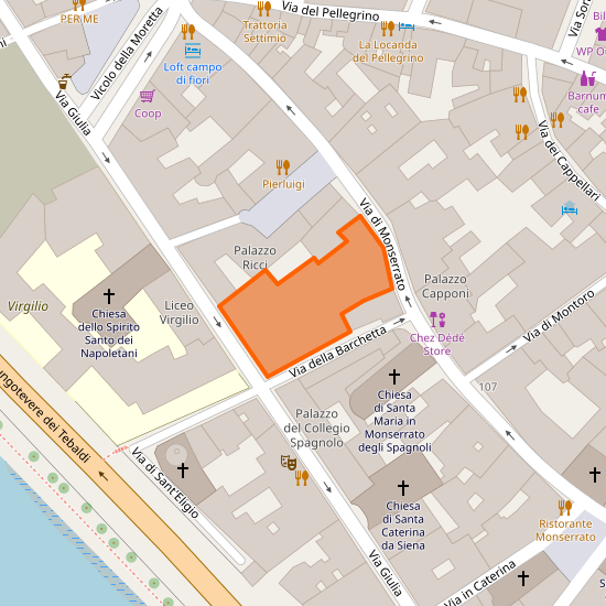 Palazzo Ricci, Piazza De' Ricci, Regola, Municipio Roma I, Rome, Roma ...